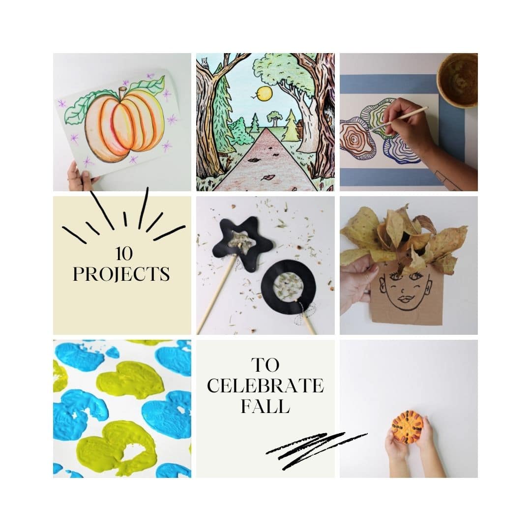 Easy Art for Kids - Fall Roundup - Grow Good Humans