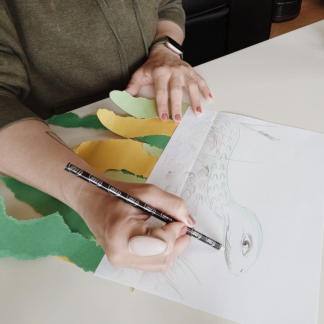 Grass Drawing For Kids